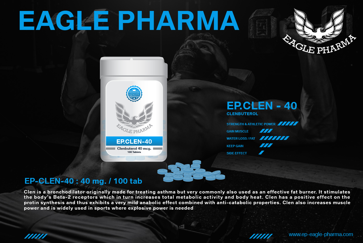 EP-CLEN-40 : 40 mg. / 100 tab - EAGLE PHARMA